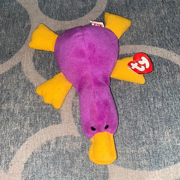Ty | Toys | Super Rare Retired Non Star Tag 993 Platypus Beanie Baby ...